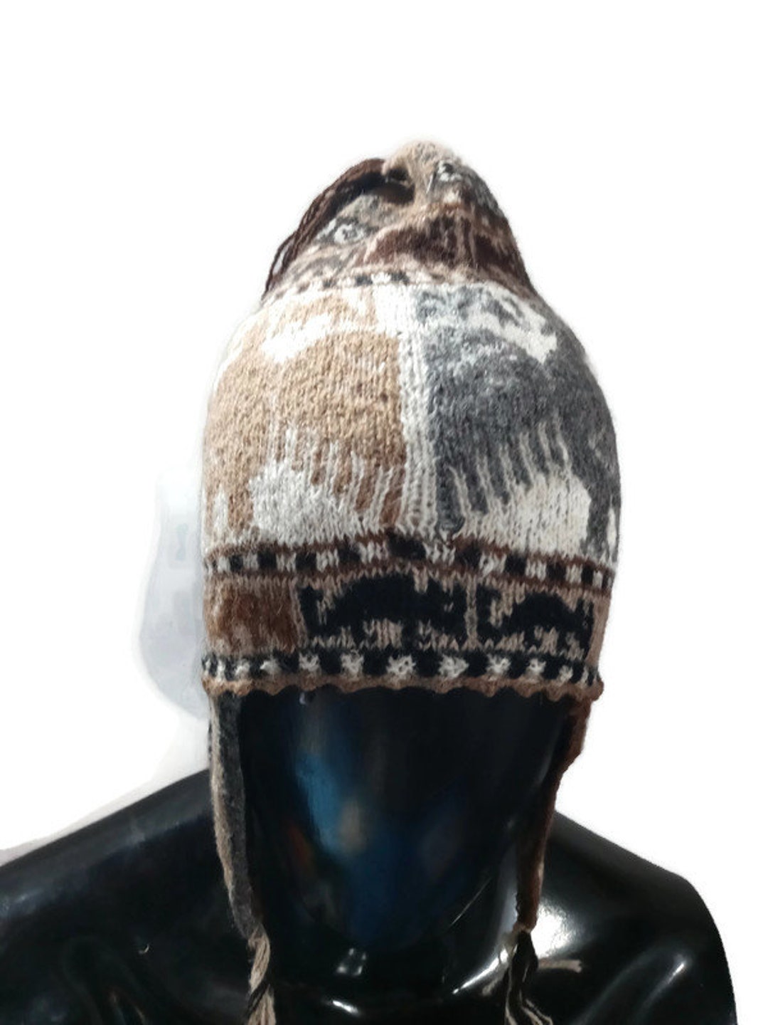 Chullo for Women Handmade Woven in Multicolor Wool Cusco Peru - Etsy