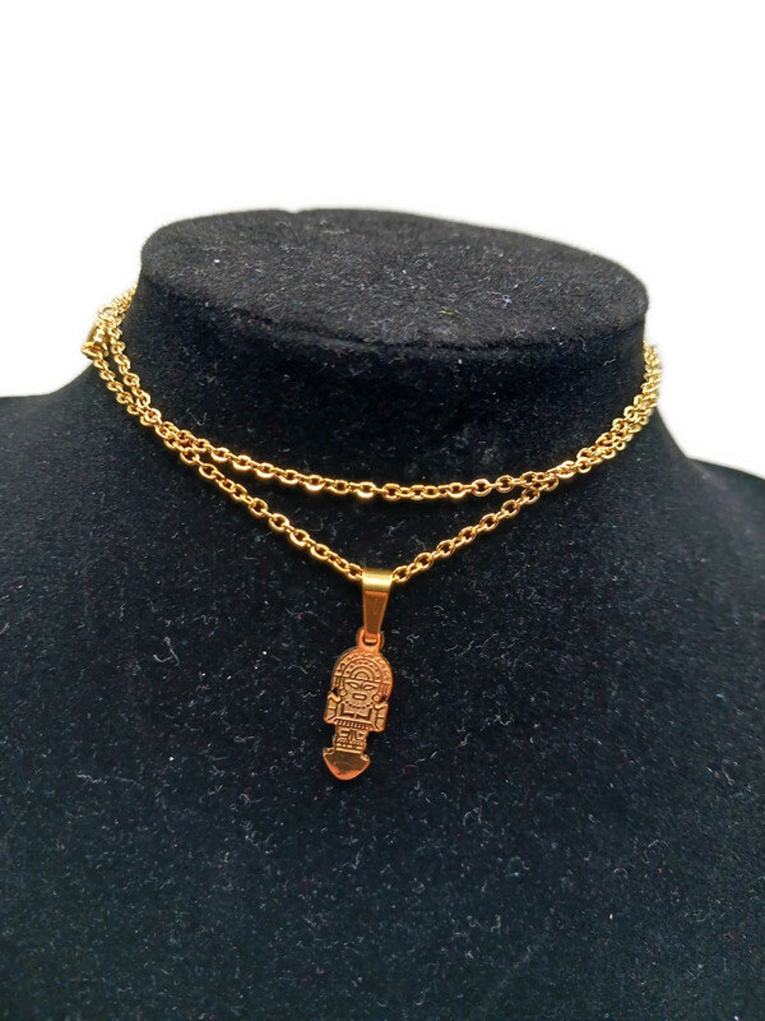 Peruvian Tumi Pendant 18k Banado in Gold - Etsy