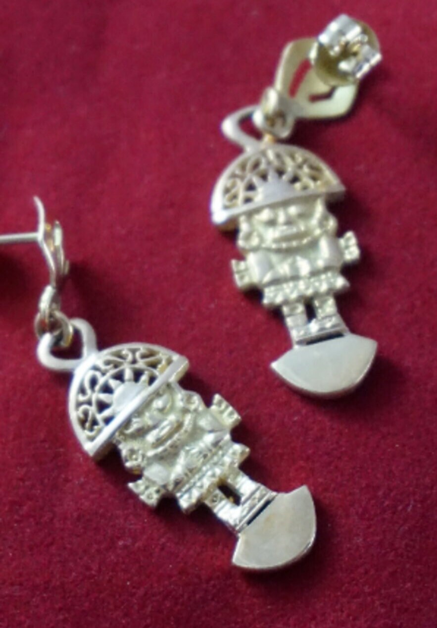 Peruvian Tumi Earring Made in 18K Solid Gold. - Etsy
