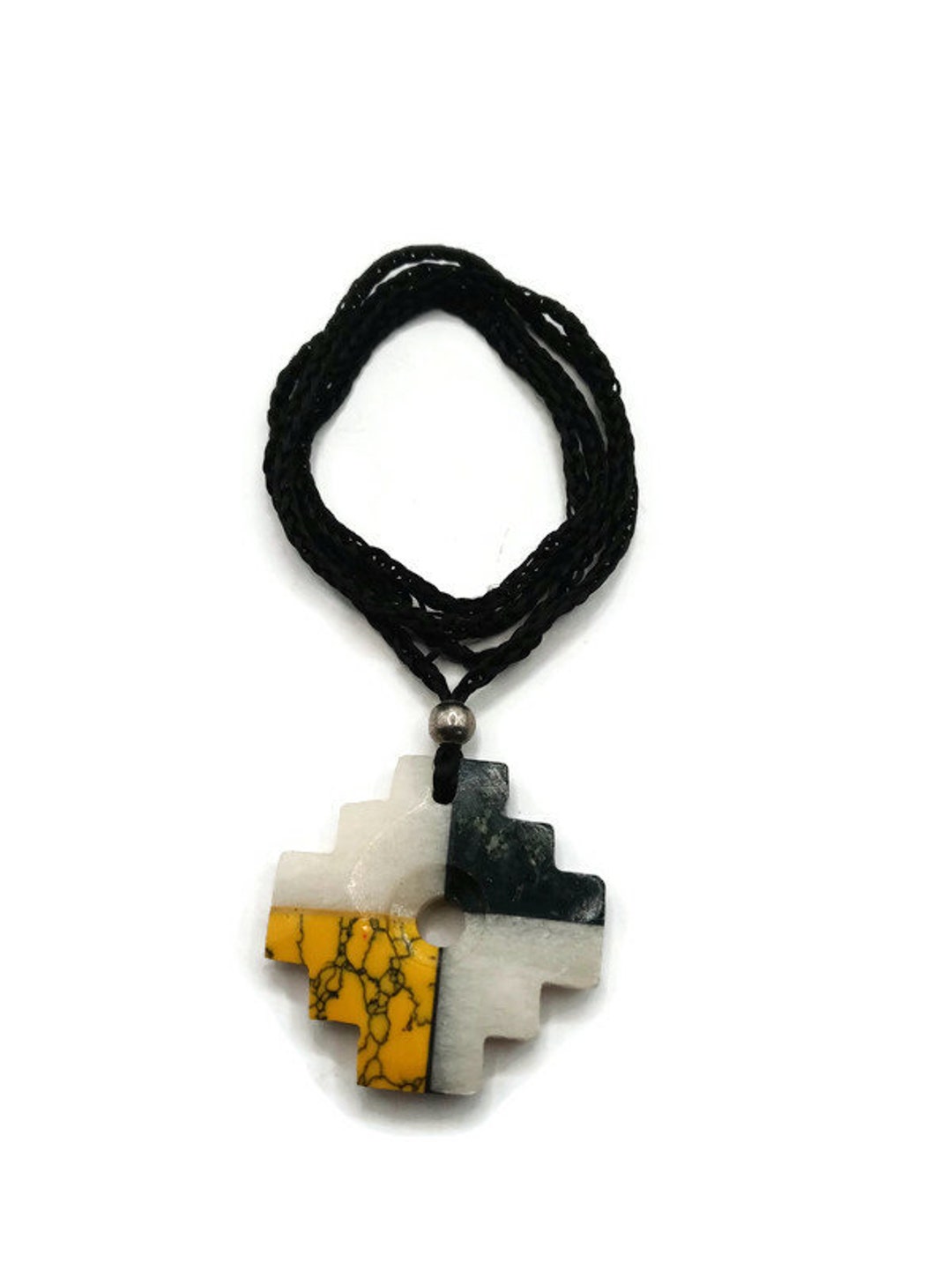 Handmade Peruvian Chakana Necklace Inca Spiritual Connection - Etsy