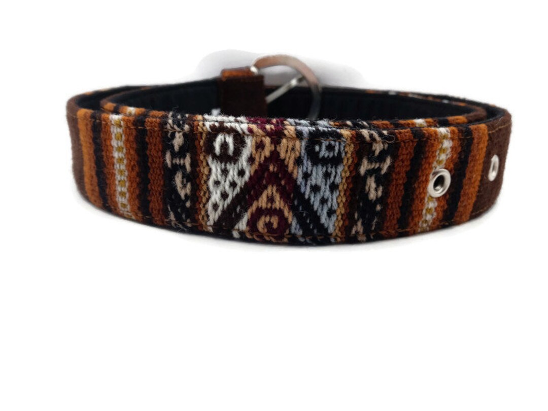 Unisex Andean Wool Belt Handmade Andean Cordillera Cusco - Etsy