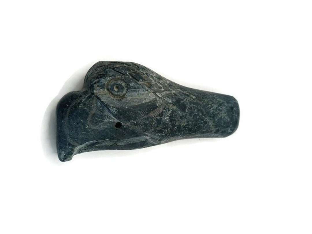 Peruvian Pipe Carved in Natural Stone Inca Condor Head - Etsy