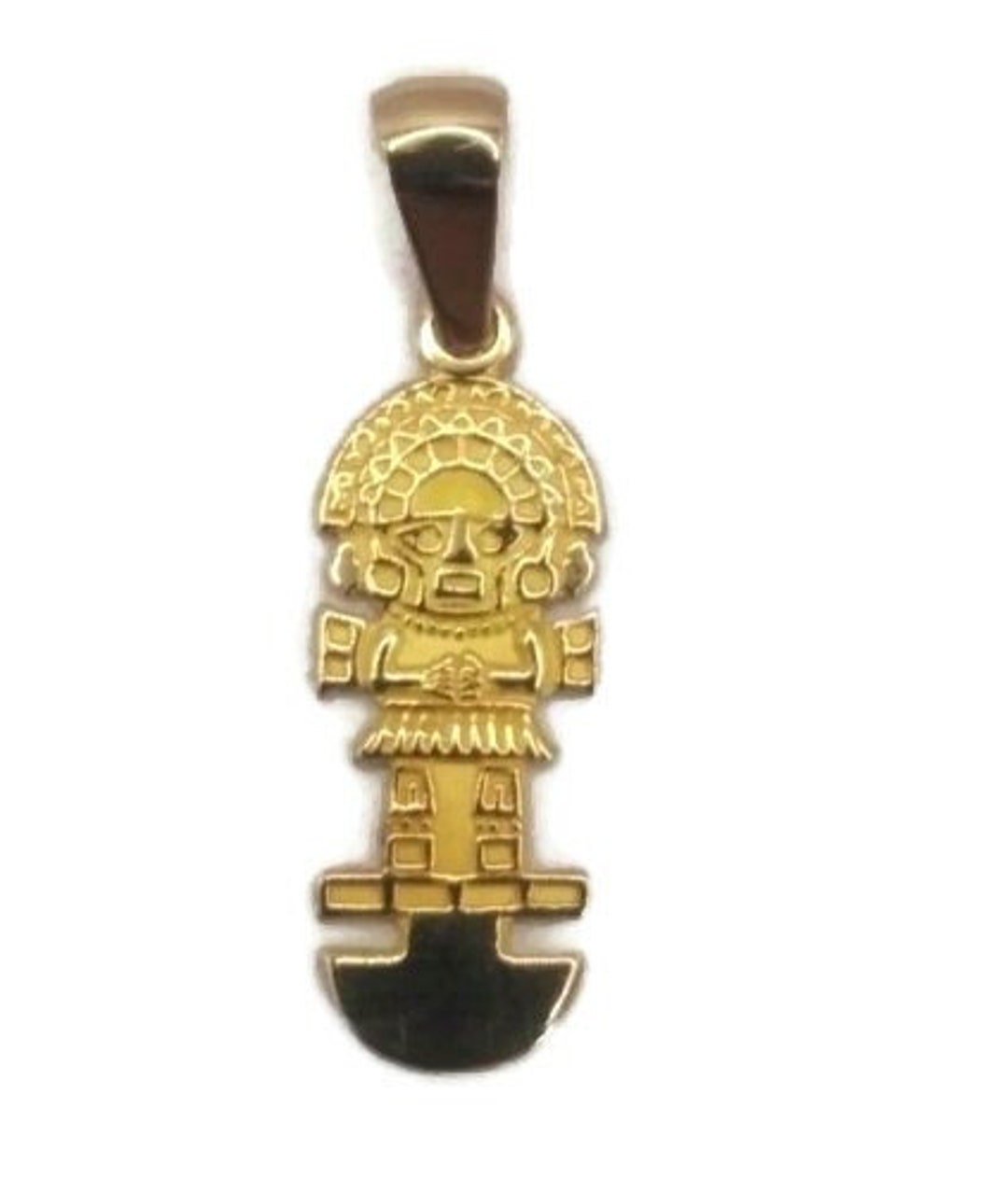 Peruvian Tumi Pendant Made in Solid Gold 18 K Medium - Etsy