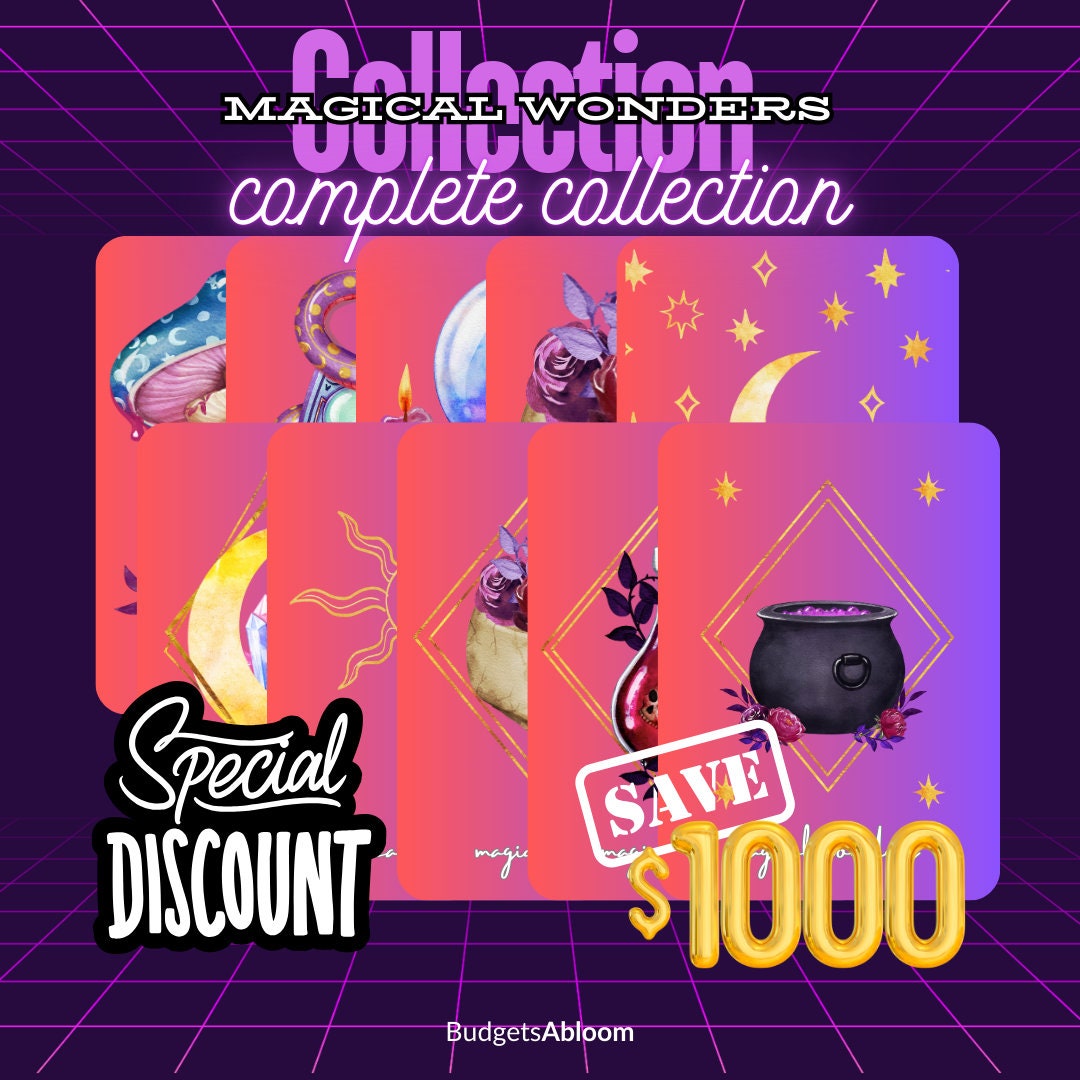 COMPLETE SET of 100 Dollar Scratch off Saving Challenge | Sinking Funds ...