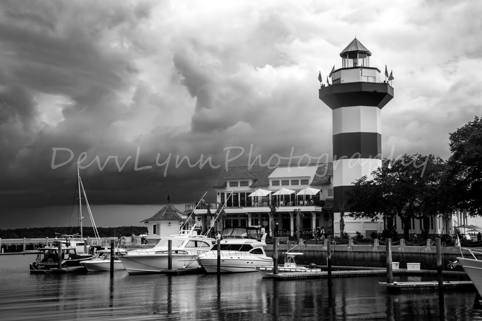 Stormy Harbor Town Lighthouse Digital Color and Greyscale - Etsy