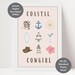 Coastal Cowgirl Print Printable Wall Art Aesthetic Wall Art Trendy ...