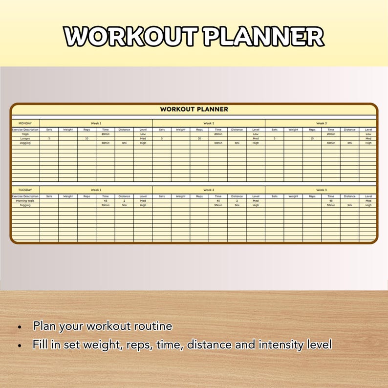 Super Easy Weight Loss Tracker for Google Sheets, Weight Loss Planner ...