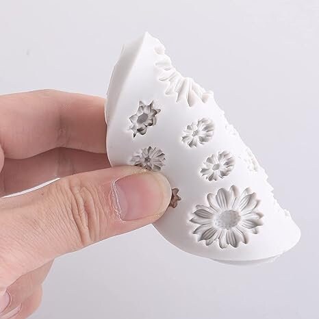13 Flower Polymer Clay Moulds for Jewelry Making flower Polymer Clay ...