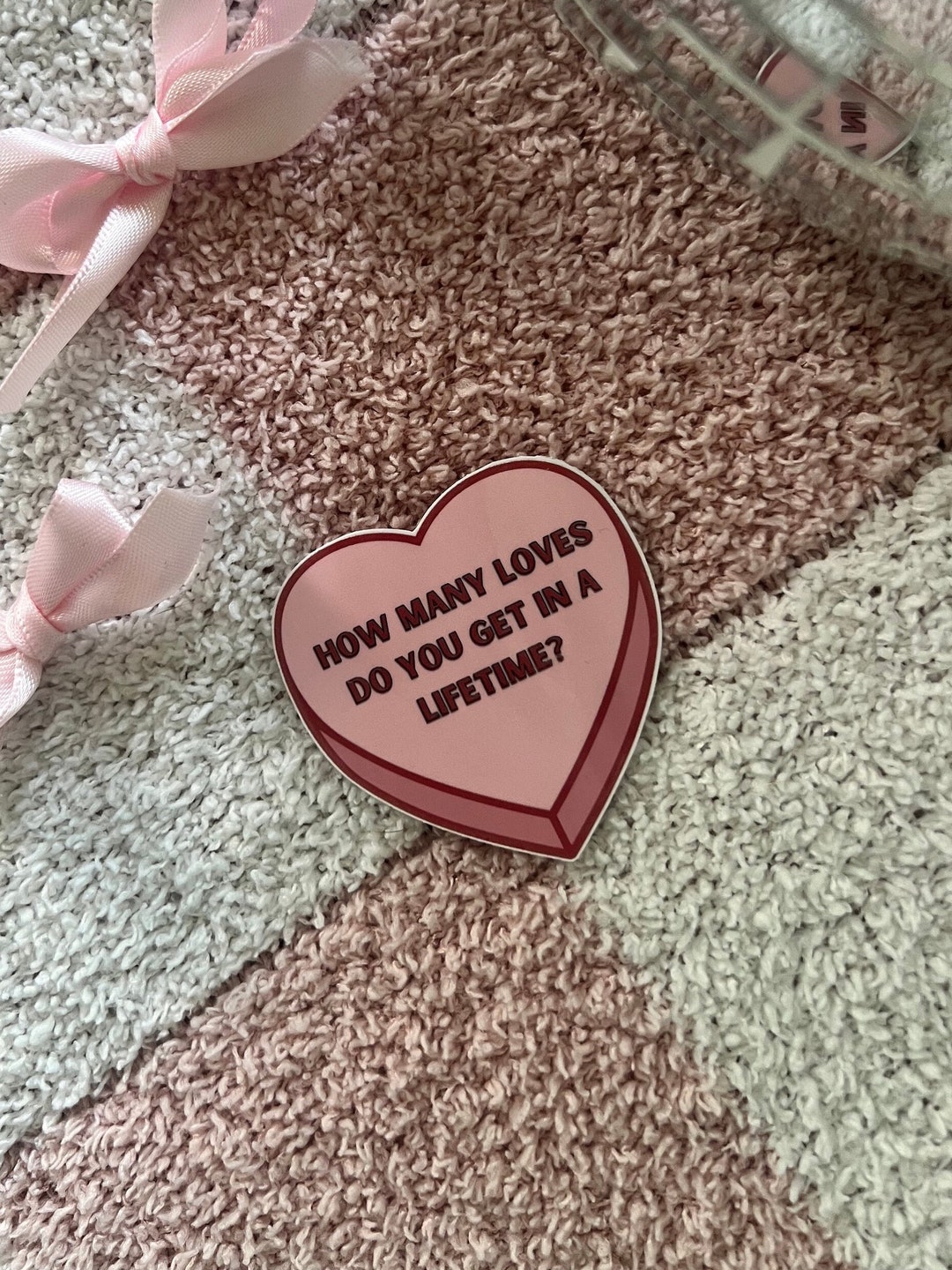 Magnolia Parks Candy Heart Sticker - Etsy