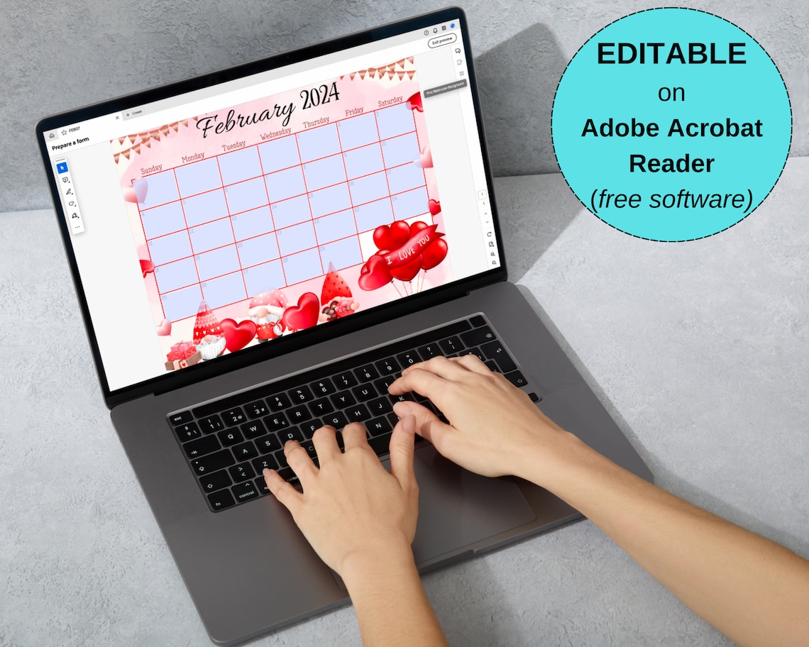EDITABLE Monthly Calendar 2024 BUNDLE, Editable Printable Fillable ...