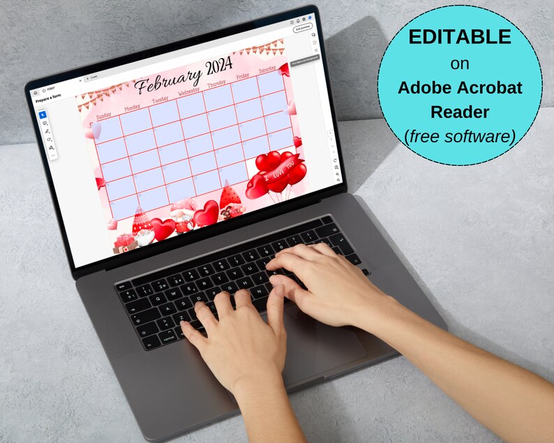 EDITABLE Monthly Calendar 2024 BUNDLE, Editable Printable Fillable ...