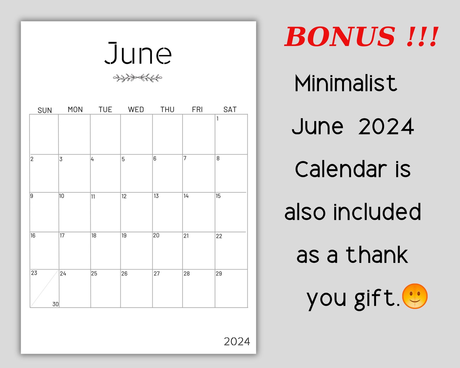 EDITABLE June 2024 Calendar Printable, 2024 June Monthly Planner, 2024 ...