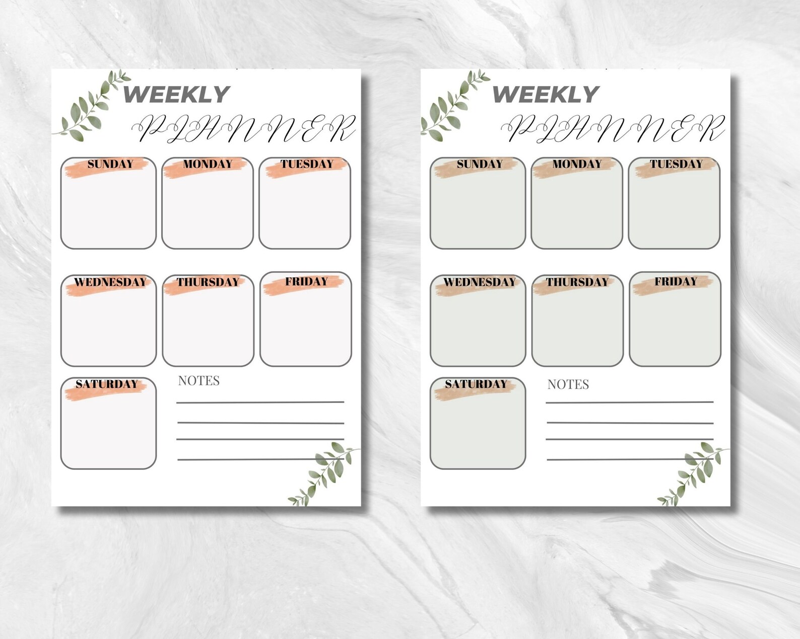2024 Calendar Printable, 2024 Planner Bundle, Daily Planner, Weekly ...