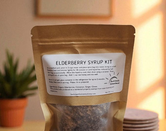 ELDERBERRY Syrup Kit - Etsy
