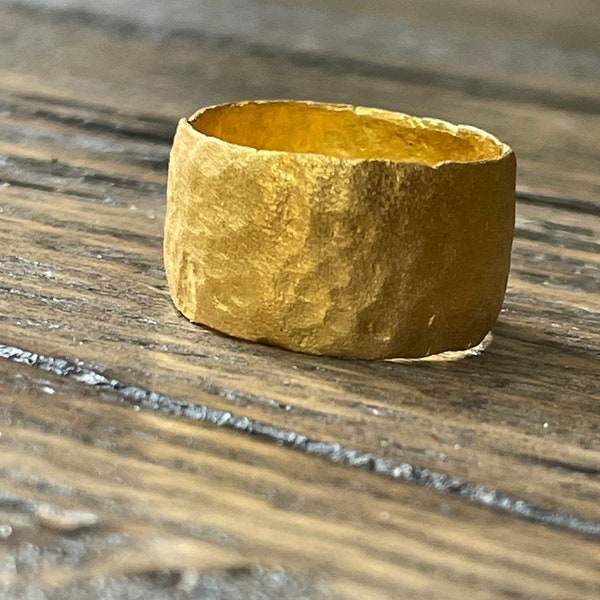 24k Gold Ring - Etsy