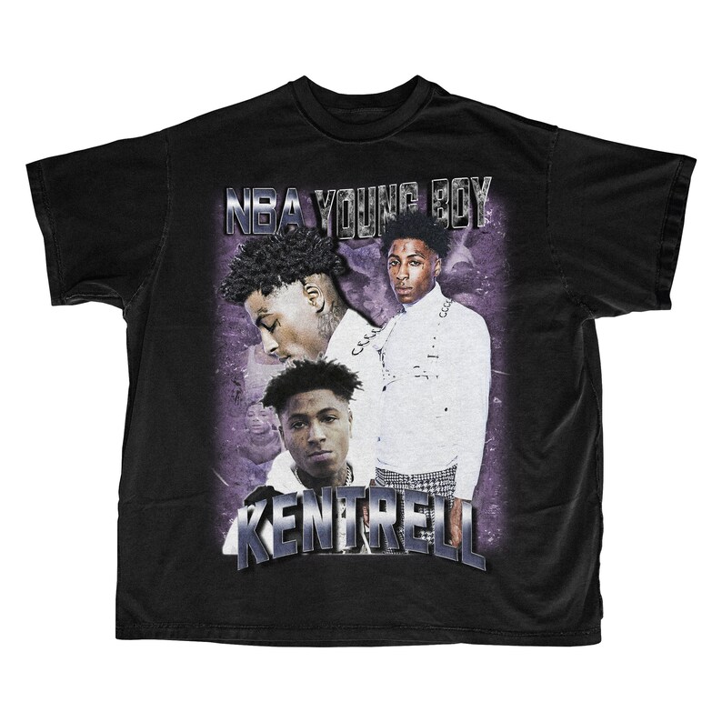 NBA Younboy kentrell Graphic T-shirt - Etsy