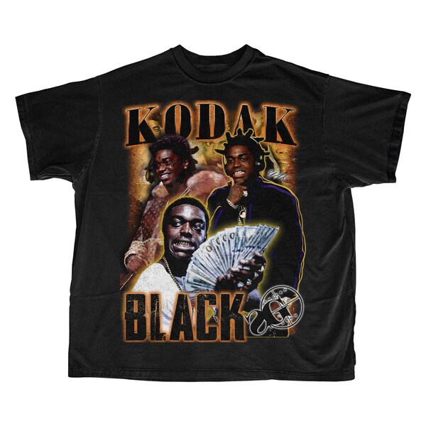 Kodak Black Graphic Tee - Etsy