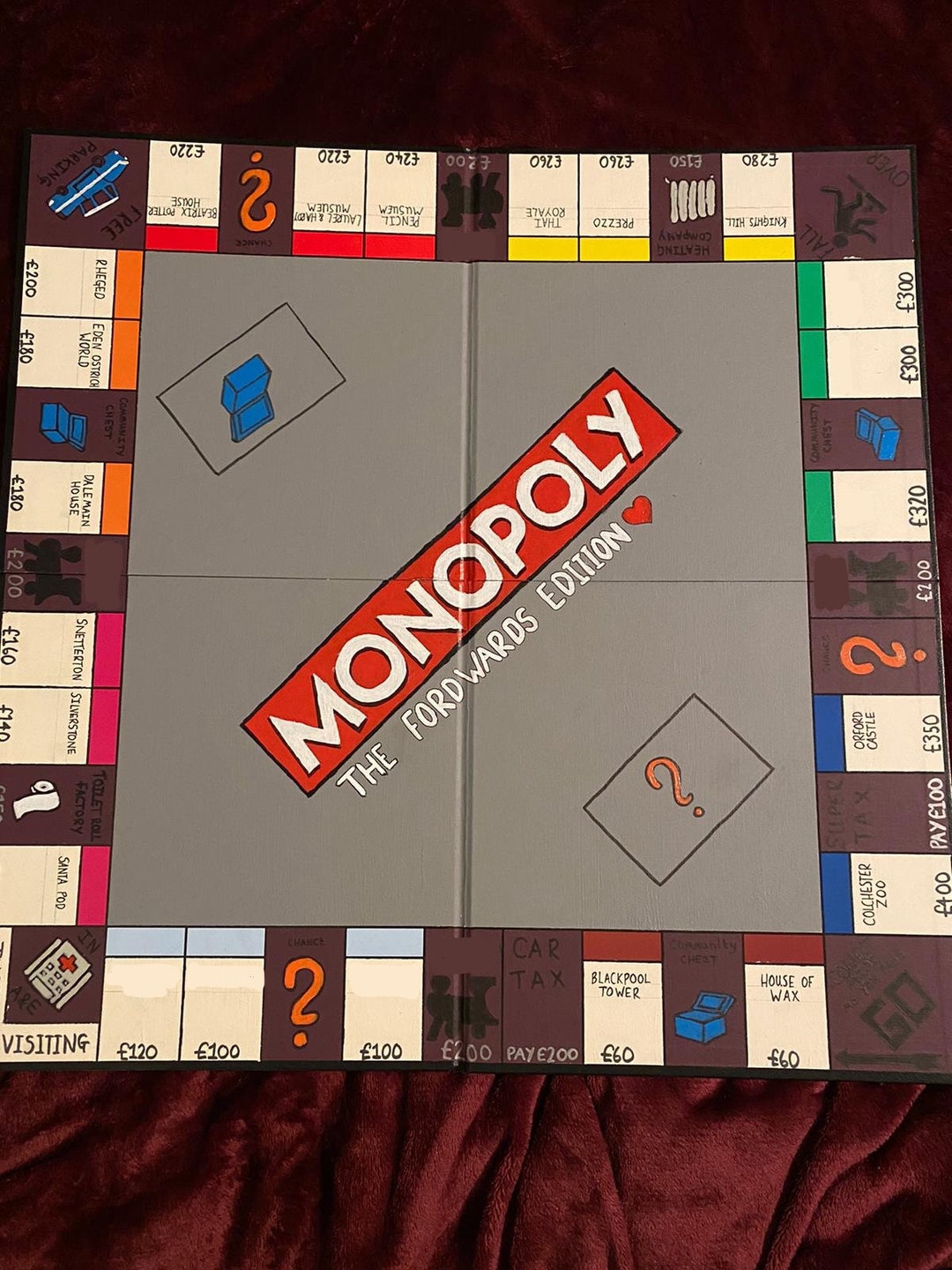 Personalised Monopoly Board - Etsy UK