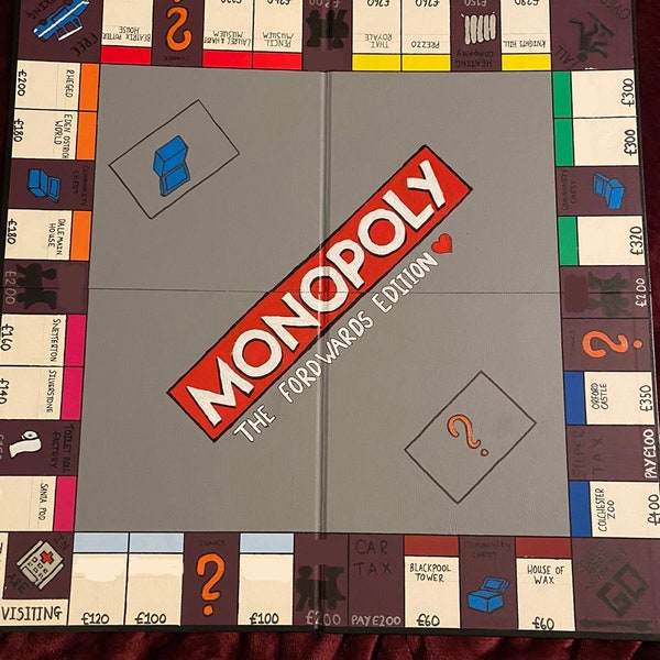 Custom Monopoly Board - Etsy UK