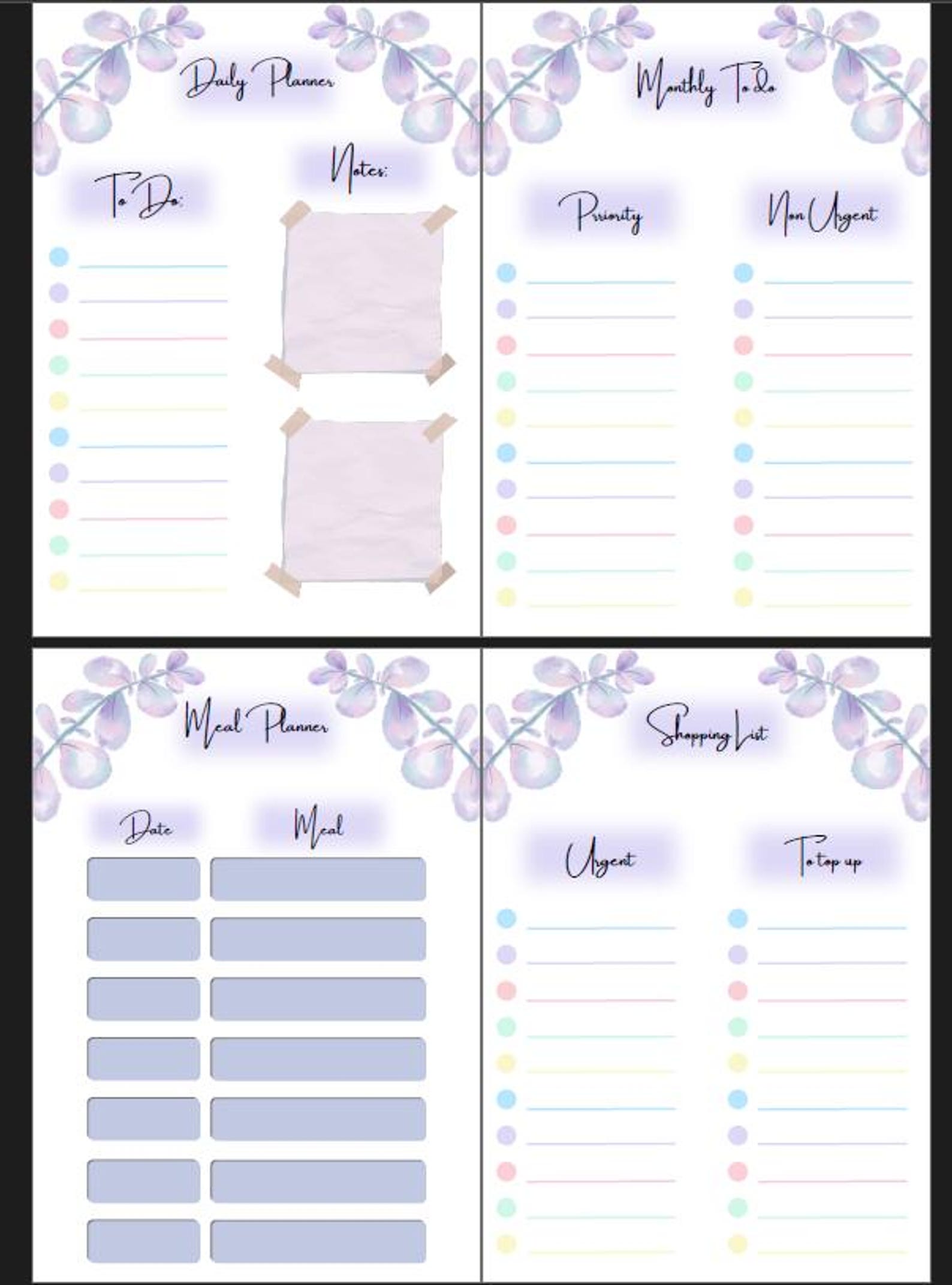 Printable or Digital Journal Bundle - Etsy