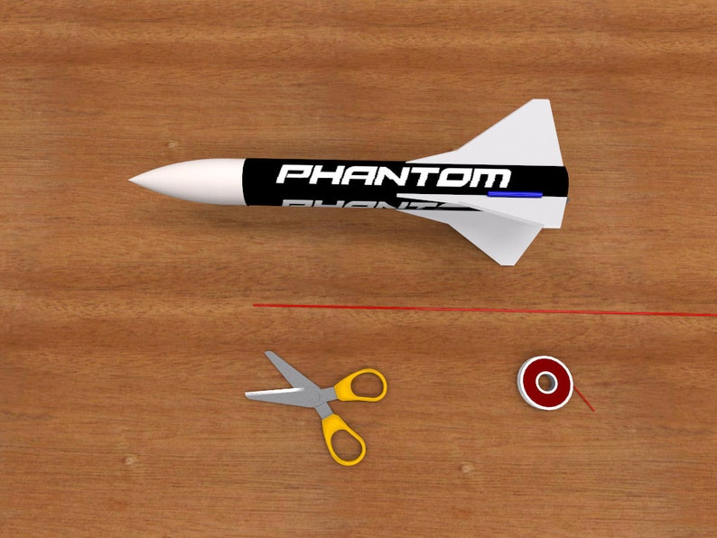Build the PHANTOM: DIY Model Rocket & Parachute With Household ...