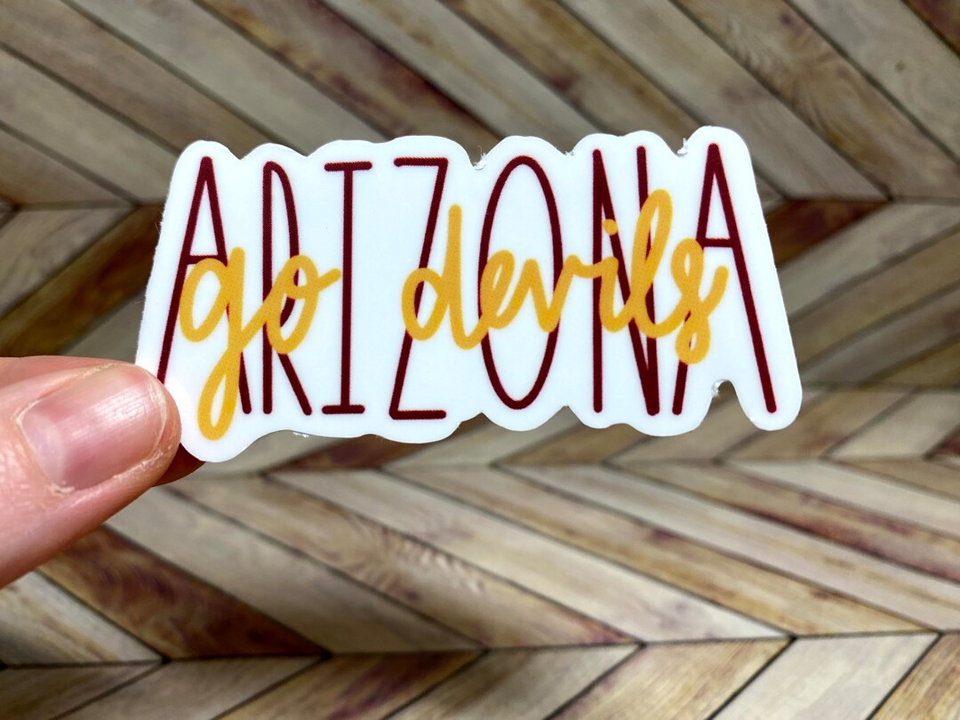 Arizona State University (ASU) Text Waterproof, Dishwasher, & Outdoor ...