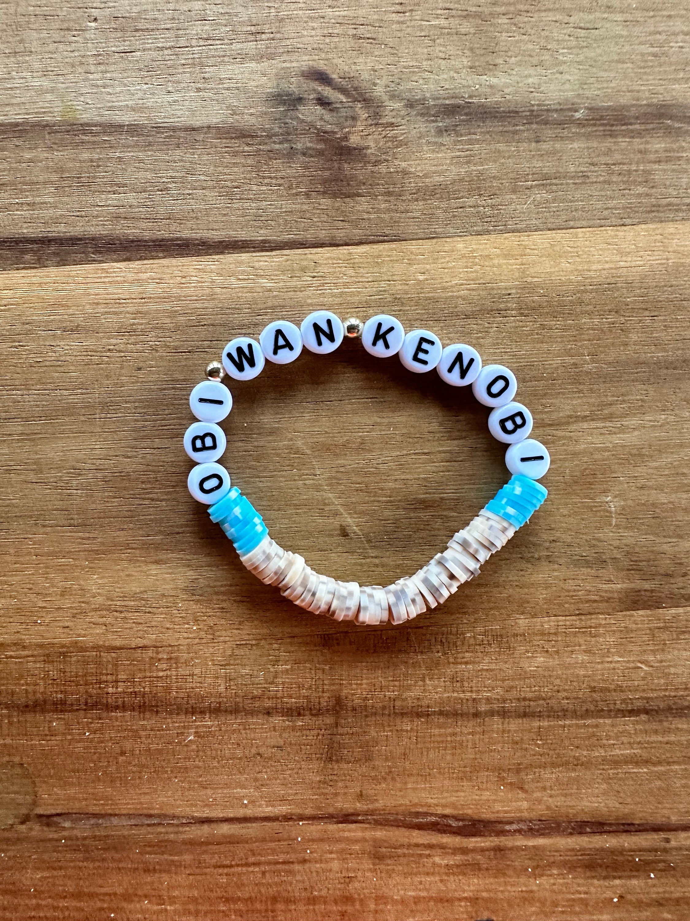 Star Wars Obi Wan Kenobi Clay Bead Bracelet - Etsy