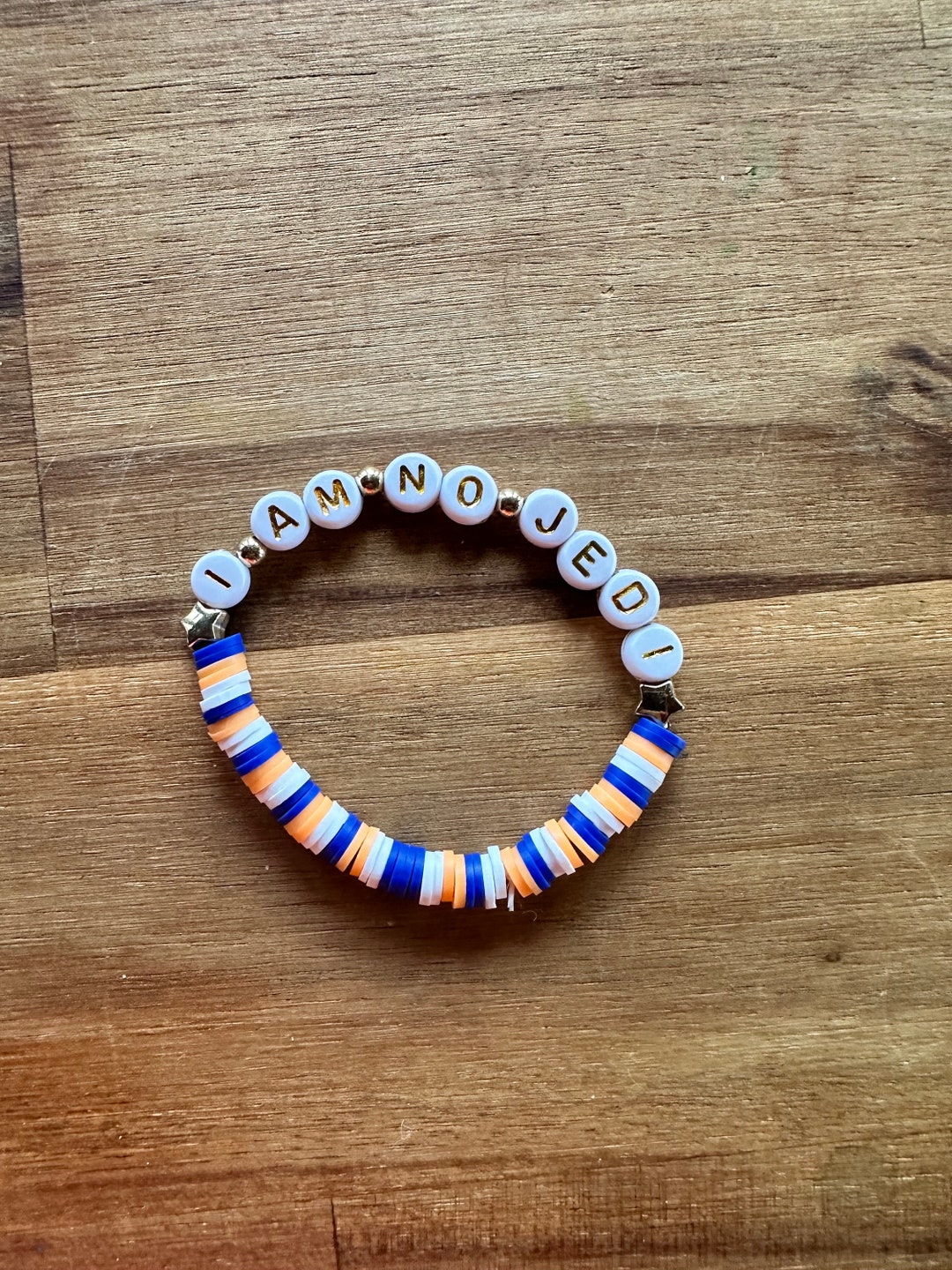Star Wars Ahsoka Tano Iam No Jedi Clay Bead Bracelet - Etsy
