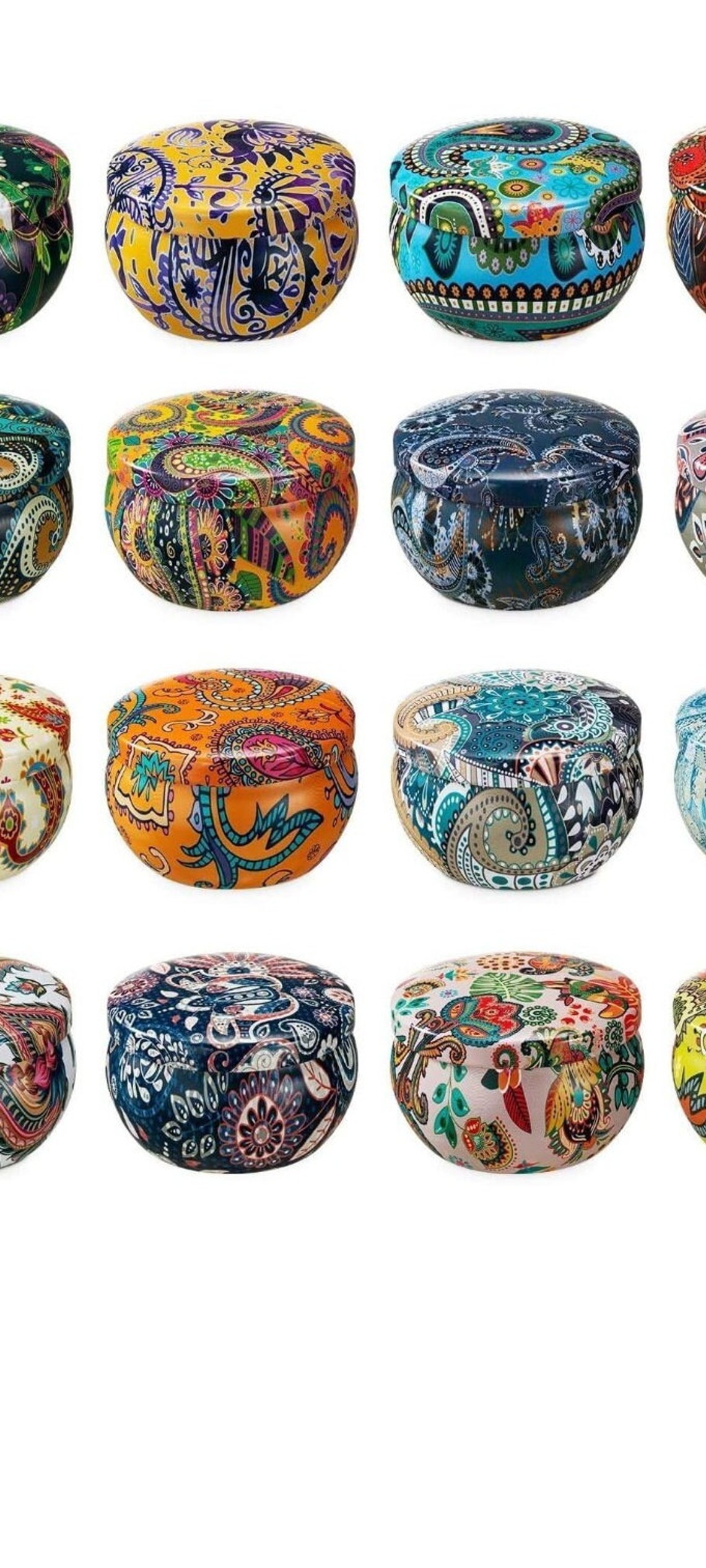 Set of 16 Small Scented Candles Soy Wax Aromatherapy Candles 2.5 OZ ...