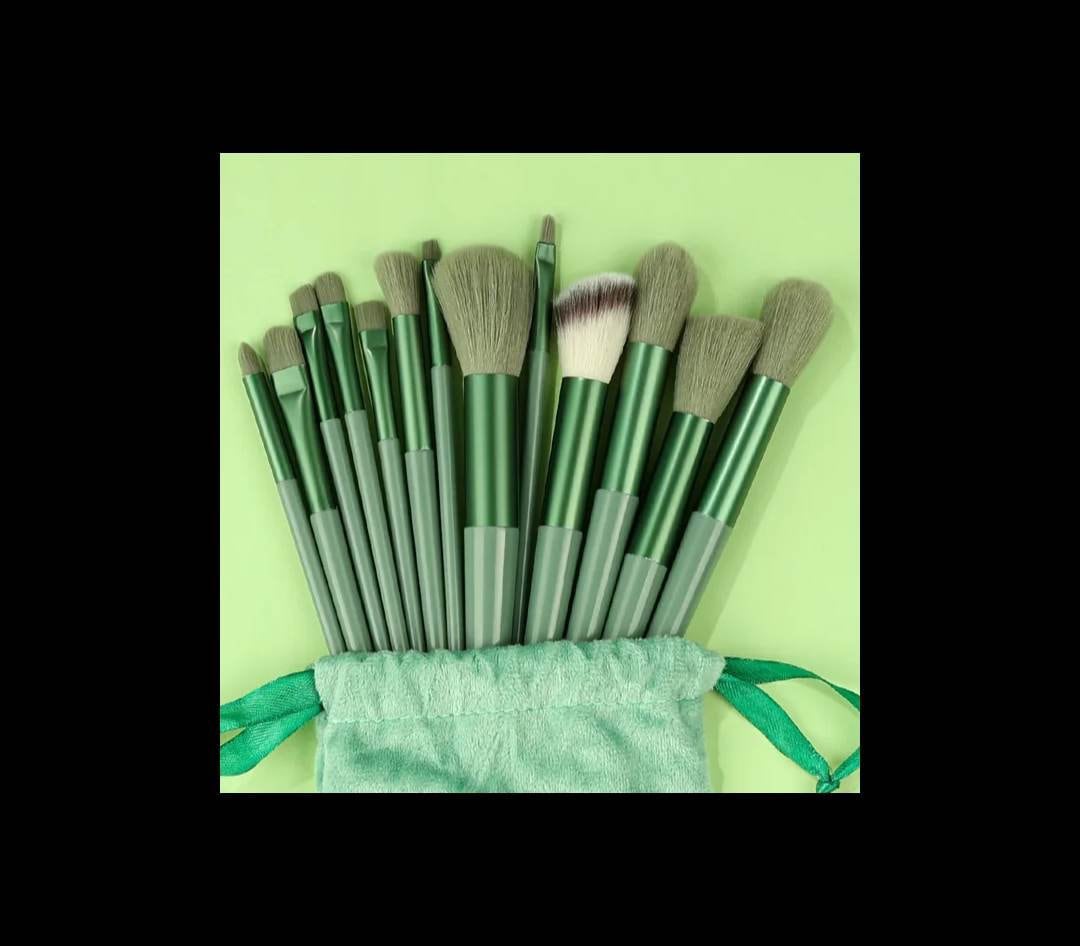 13 Pcs Makeup Brushes Set Soft Flussy Cosmetics Foundation - Etsy