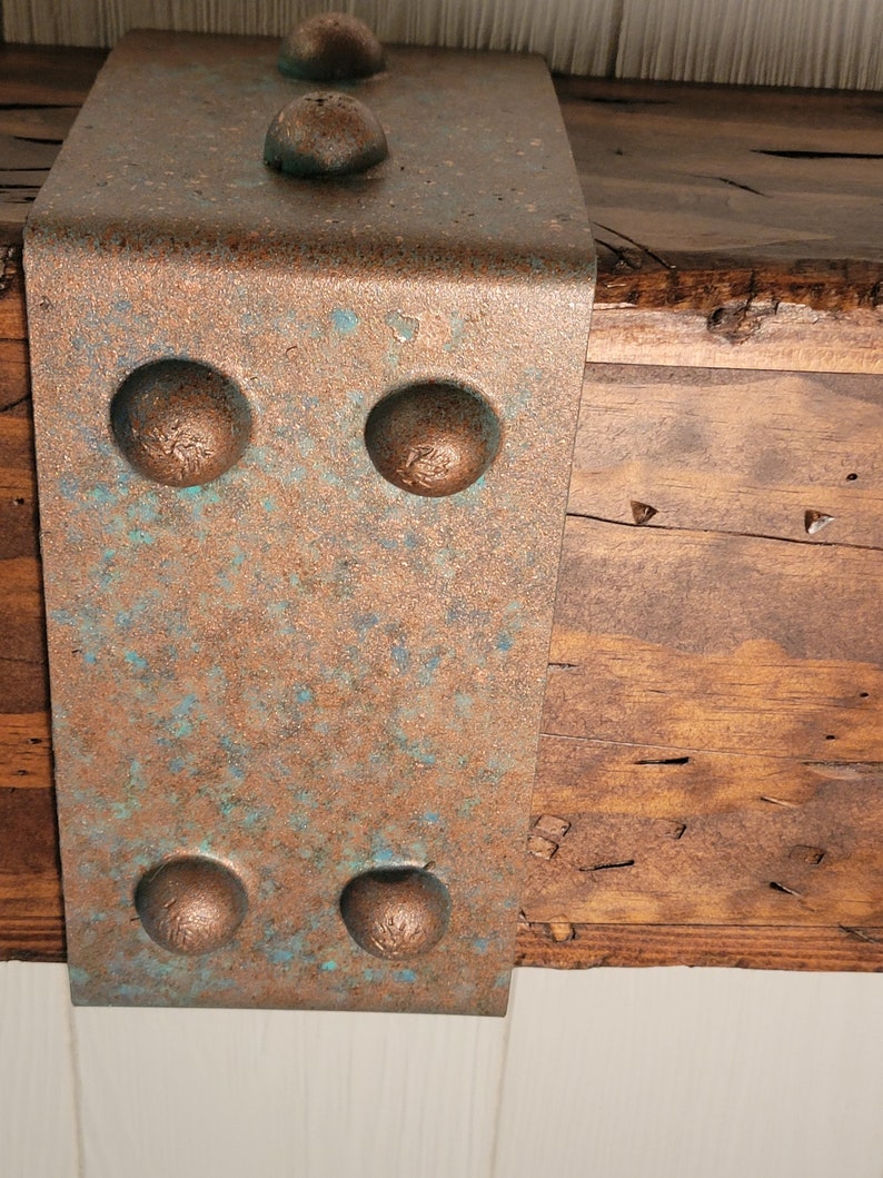 4 In. Faux AGED COPPER PATINA With Artificial Carriage Bolts - Etsy