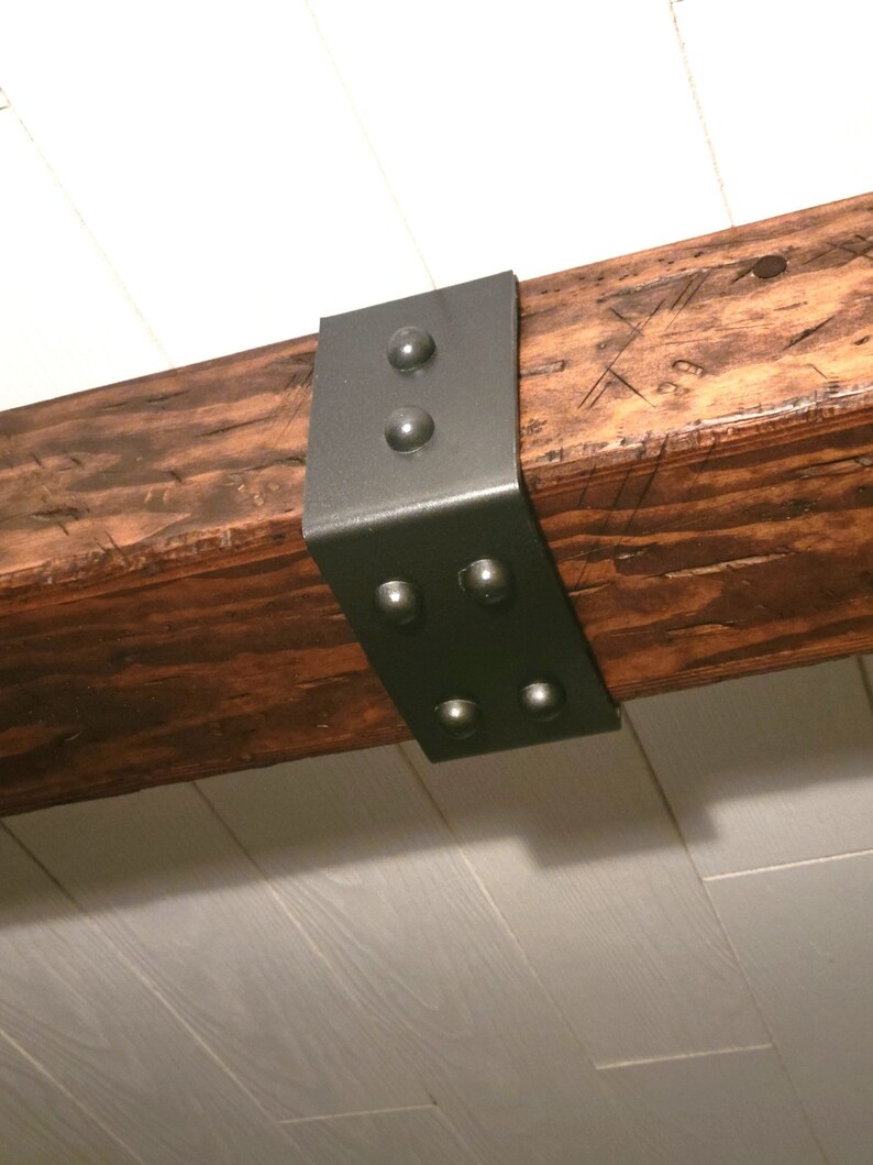 4 Inch Faux HAMMERED COPPER Ceiling Beam Brackets With Artificial ...