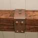 4 Inch Faux TEXTURED RUSTED STEEL Ceiling Beam Bracket With Artificial ...