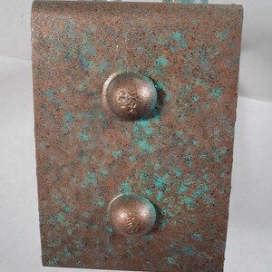 4 In. Faux AGED COPPER PATINA With Artificial Carriage Bolts - Etsy