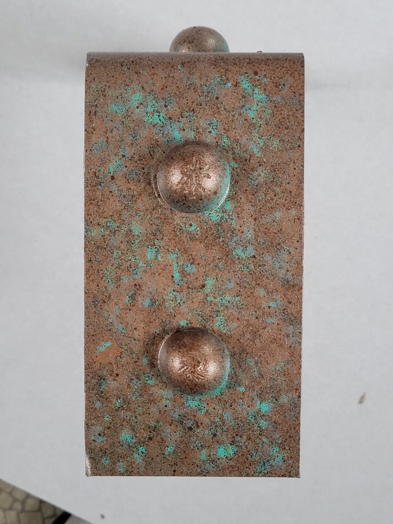 3 In. Faux AGED COPPER PATINA Ceiling Beam Brackets With Artificial ...