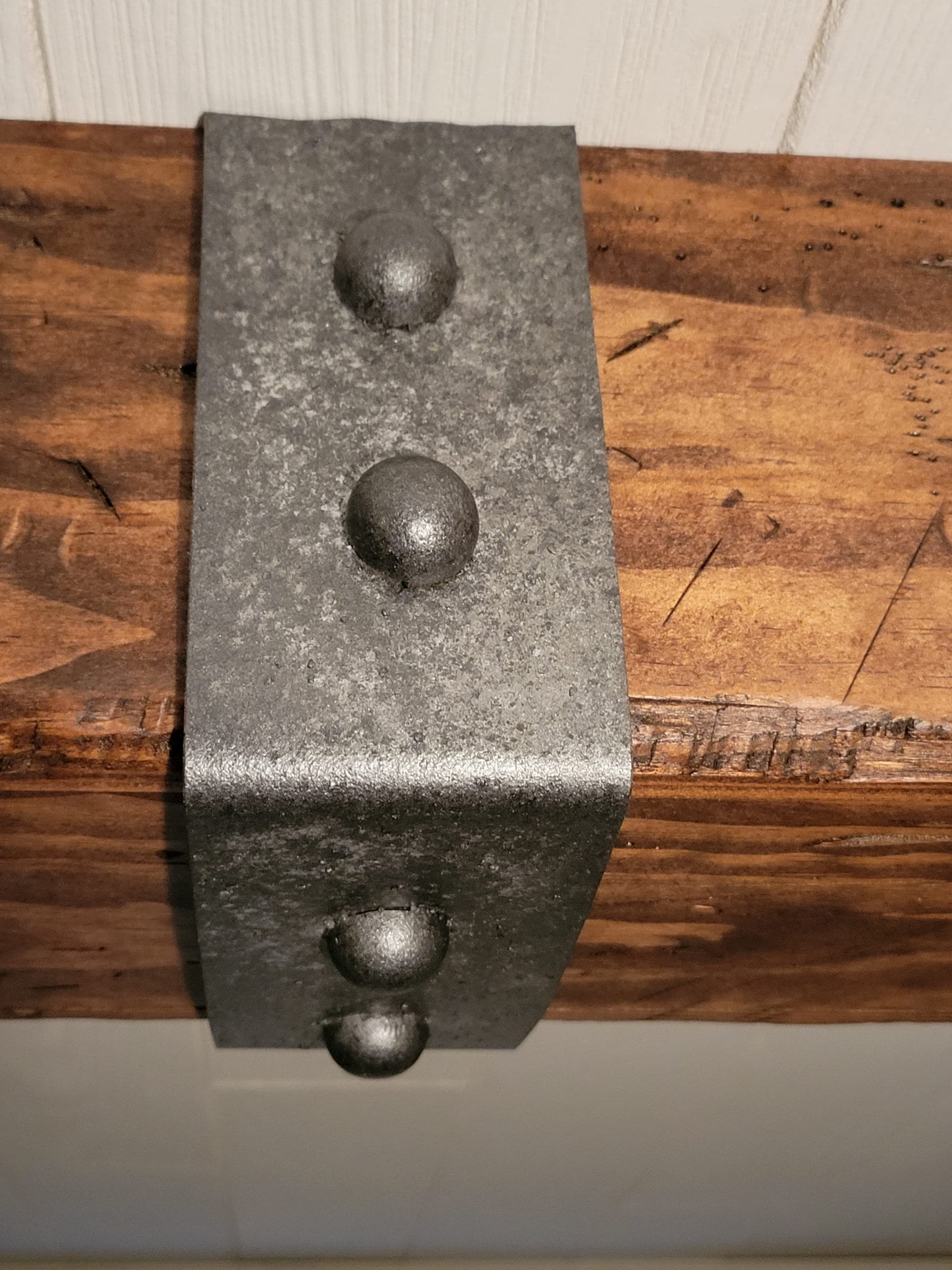 3 Inch Faux TEXTURED CAST IRON Ceiling Beam Brackets With Artificial ...