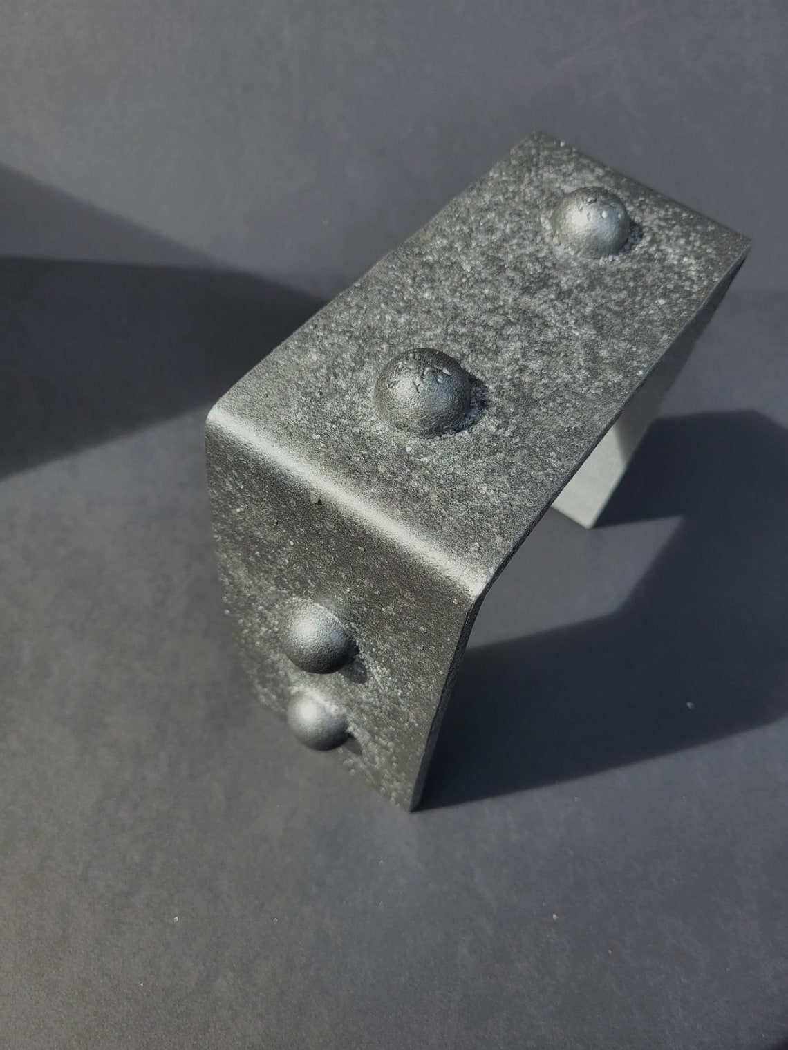3 Inch Faux TEXTURED CAST IRON Ceiling Beam Brackets With Artificial ...