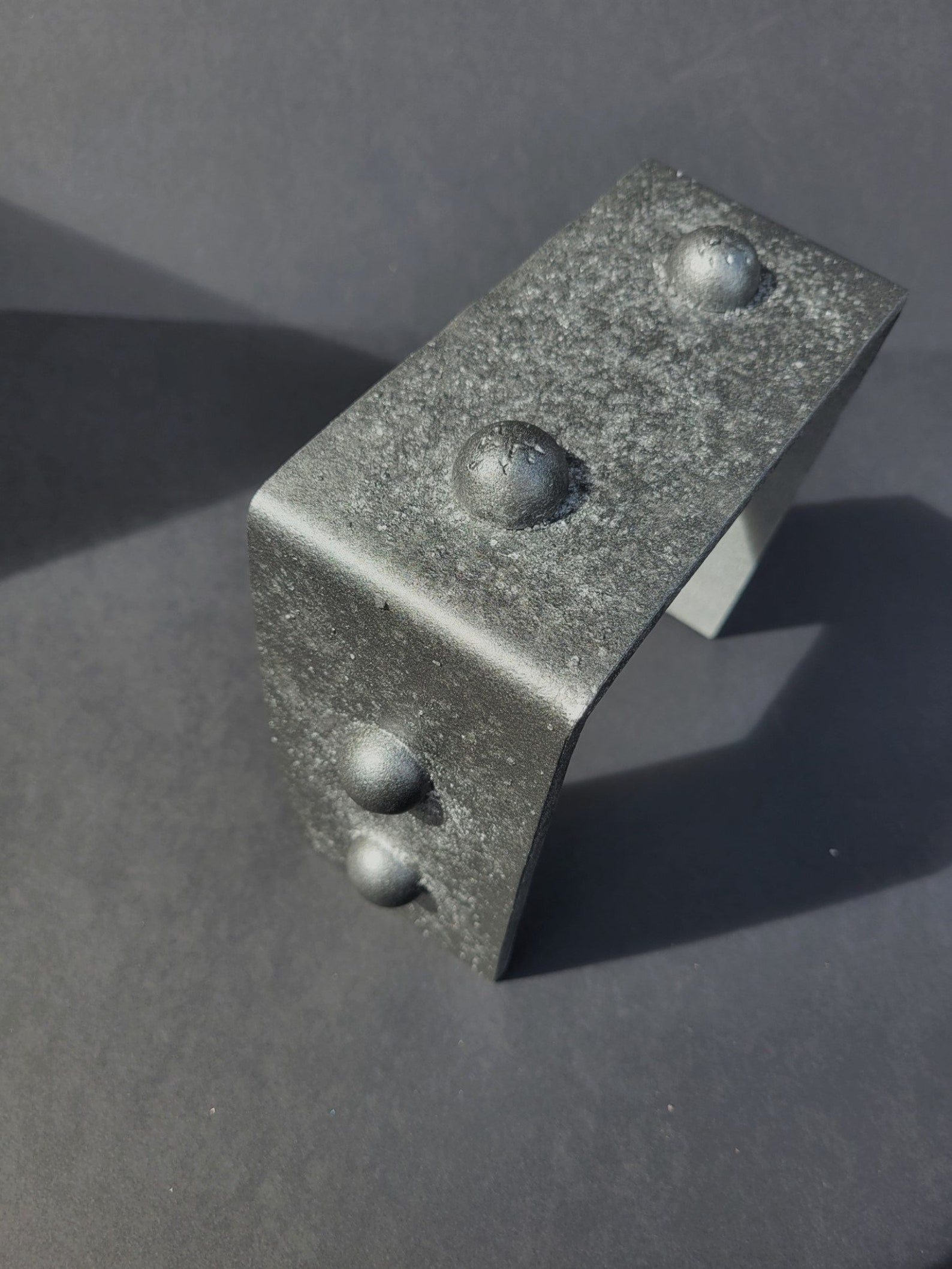3 Inch Faux TEXTURED CAST IRON Ceiling Beam Brackets With Artificial ...