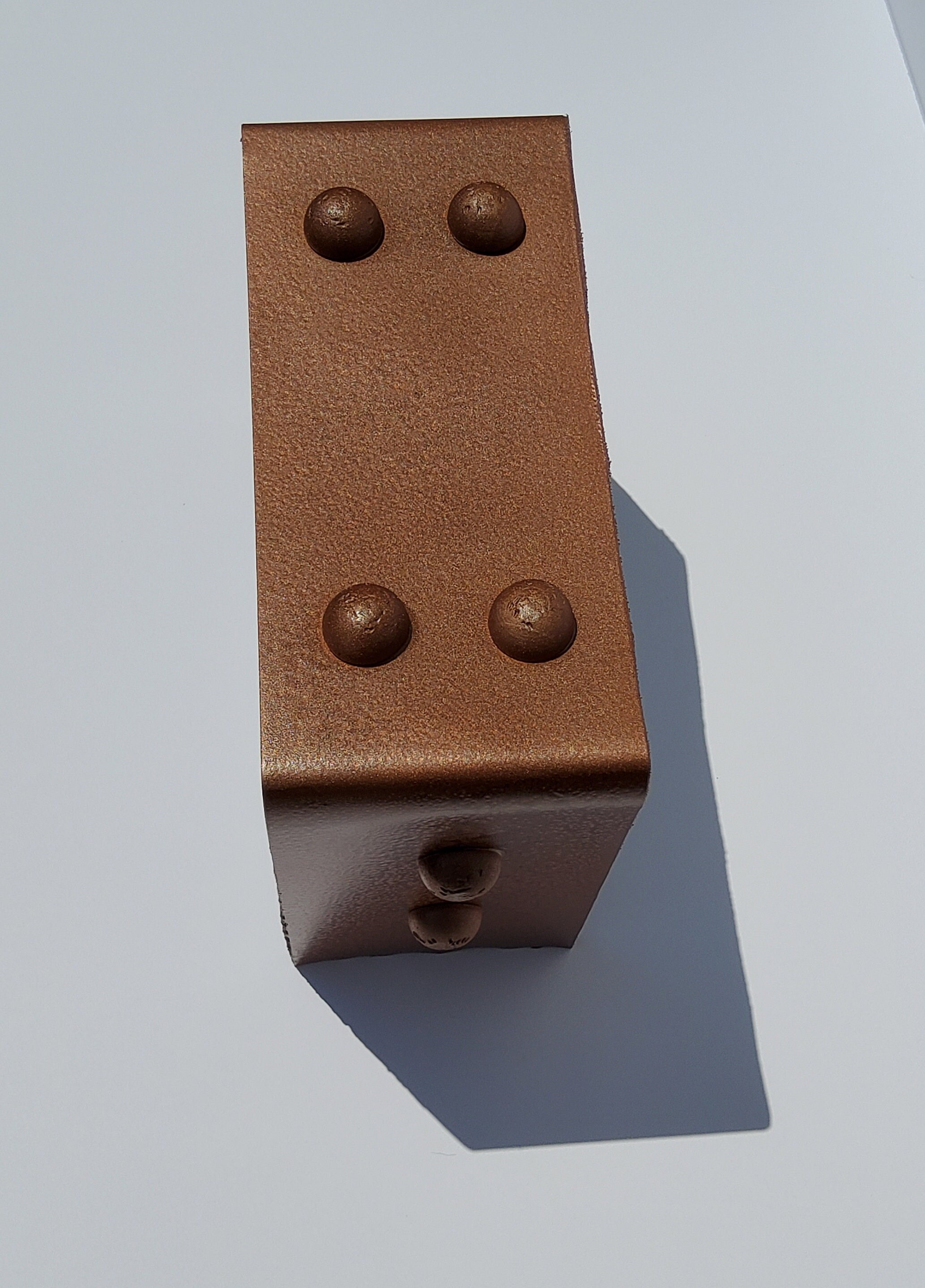 4 Inch Faux HAMMERED COPPER Ceiling Beam Brackets With Artificial ...