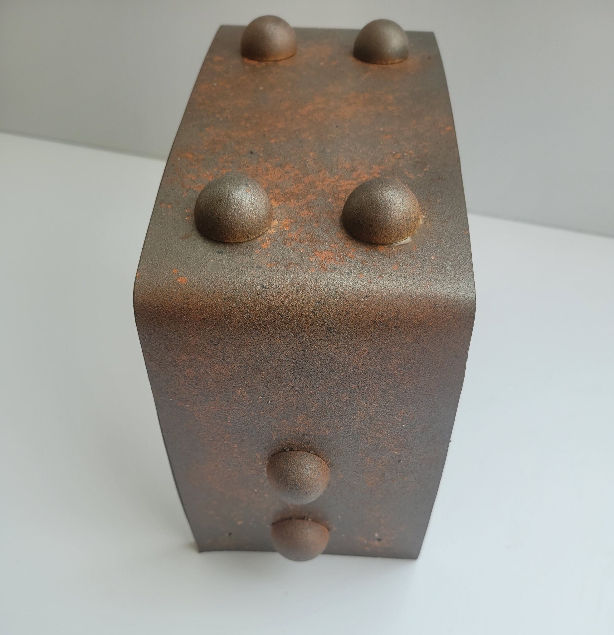 4 Inch Faux TEXTURED RUSTED STEEL Ceiling Beam Bracket With Artificial ...