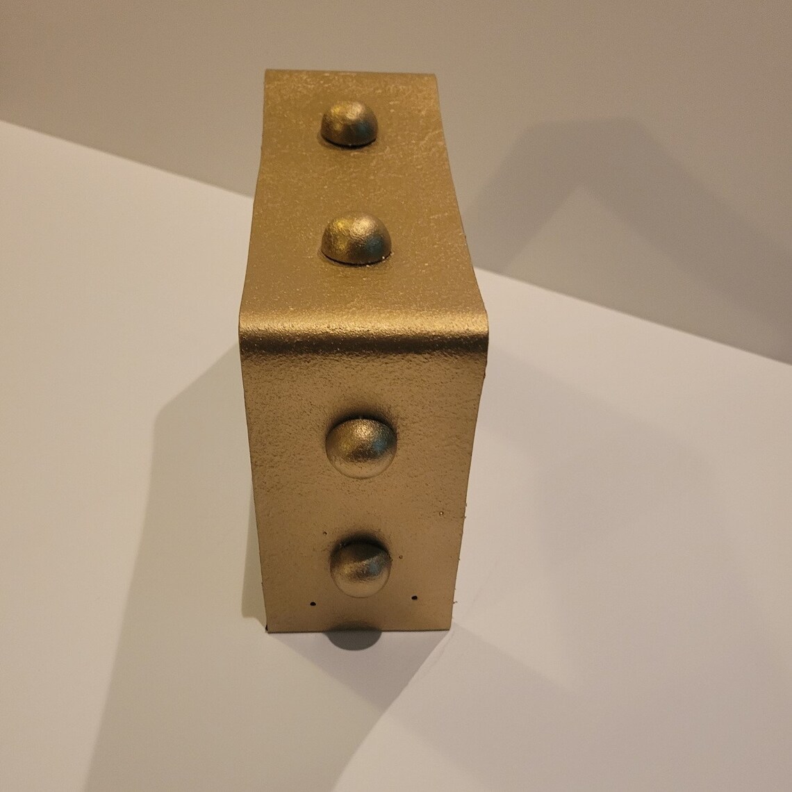 3 In. Faux TEXTURED GOLD LEAF Ceiling Beam Bracket With Artificial ...