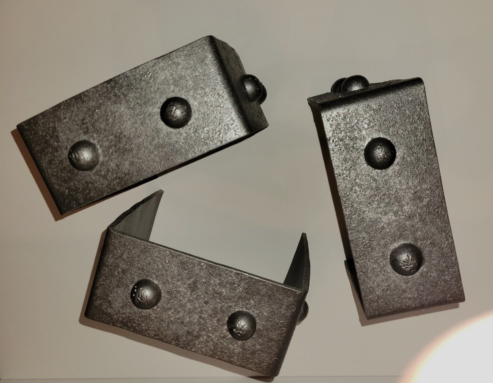 3 Inch Faux TEXTURED CAST IRON Ceiling Beam Brackets With Artificial ...