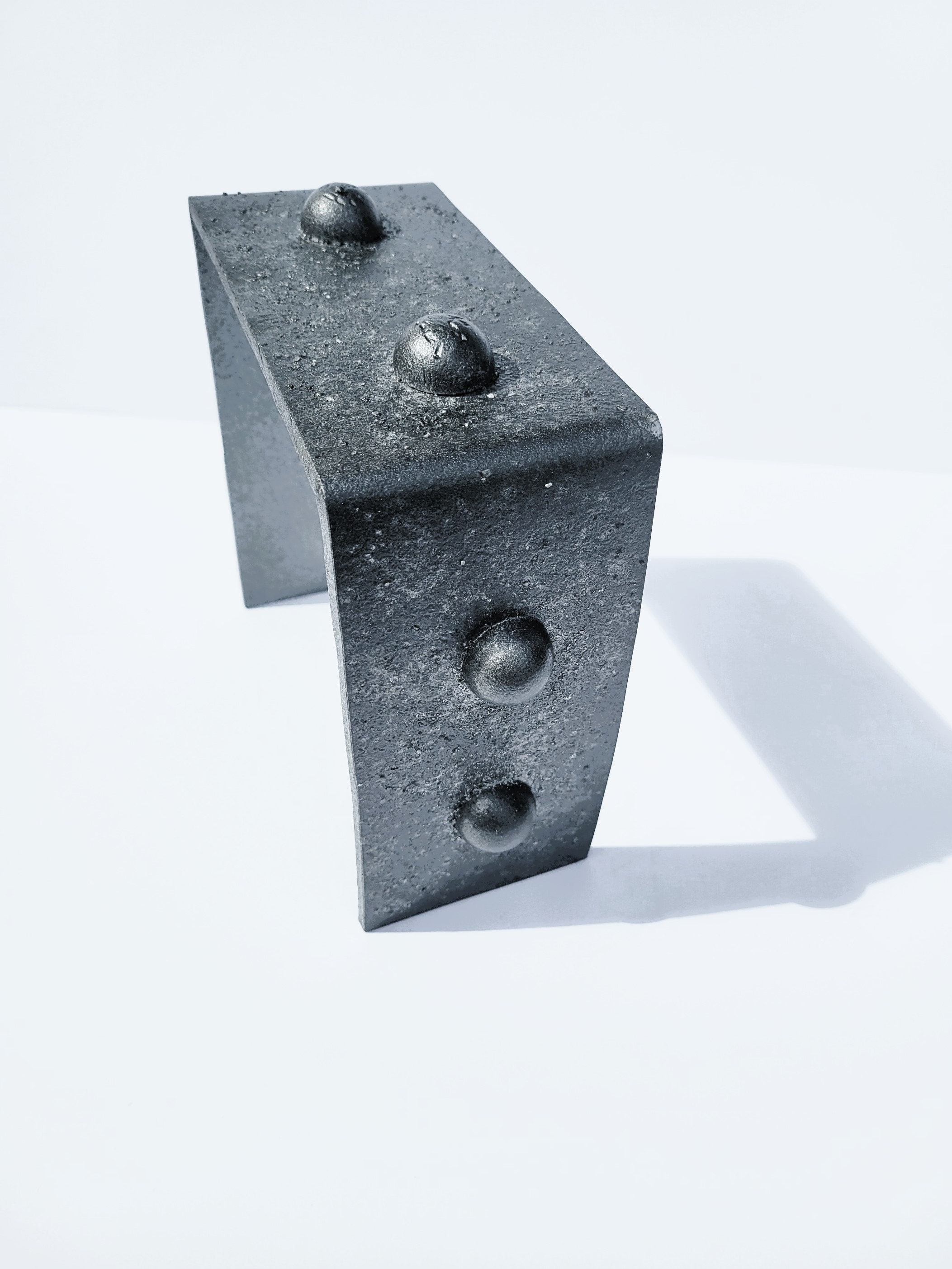 3 Inch Faux TEXTURED CAST IRON Ceiling Beam Brackets With Artificial ...