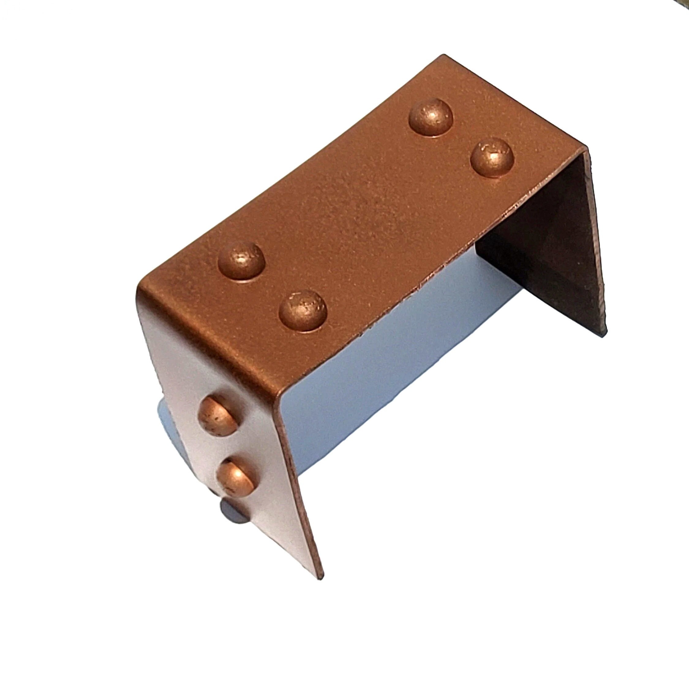 4 Inch Faux HAMMERED COPPER Ceiling Beam Brackets With Artificial ...