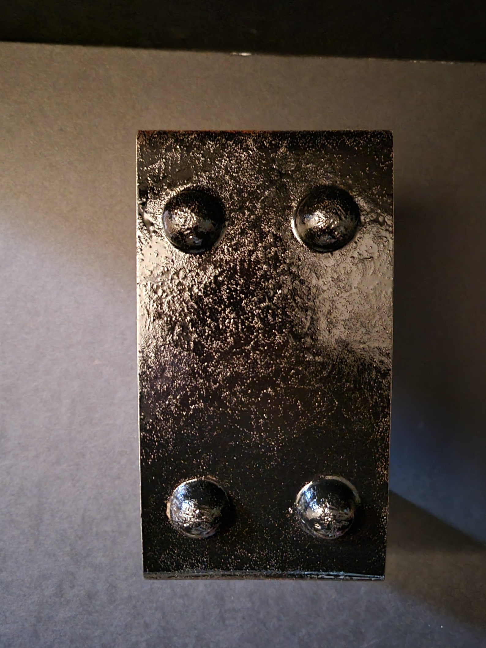 4 In. Faux TEXTURED JET BLACK Ceiling Beam Brackets With Artificial ...