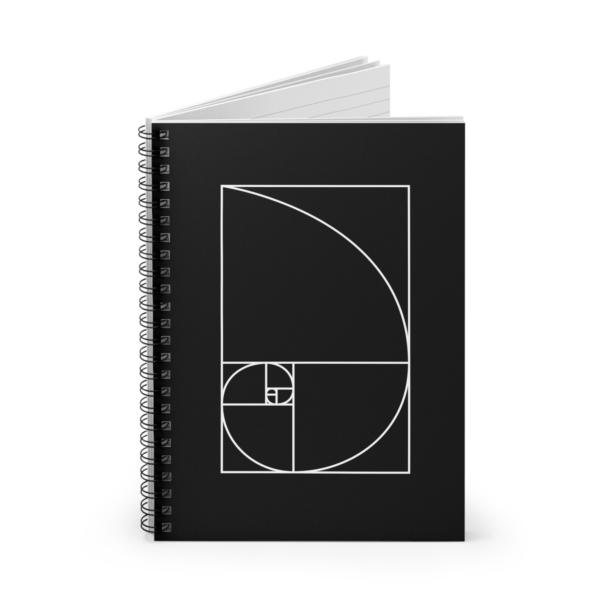 Fibonacci Spiral Golden Ration Office Notebook - Ruled Line College ...
