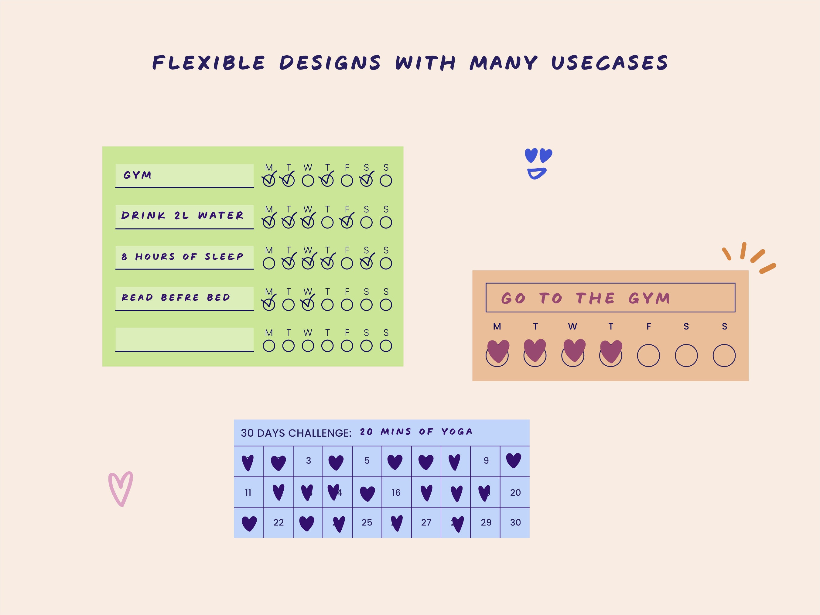 Essential Digital Widgets Sticker Set Colorful Digital Sticker Book for ...