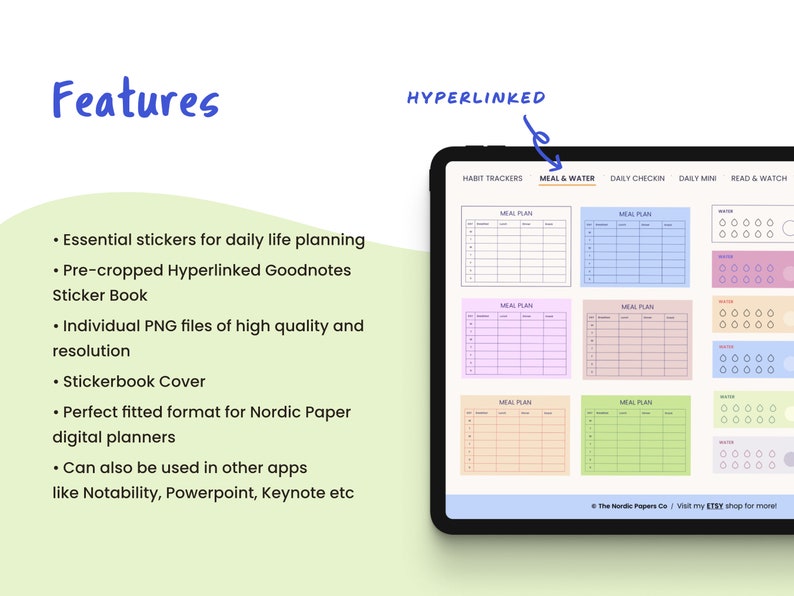Essential Digital Widgets Sticker Set Colorful Digital Sticker Book for ...