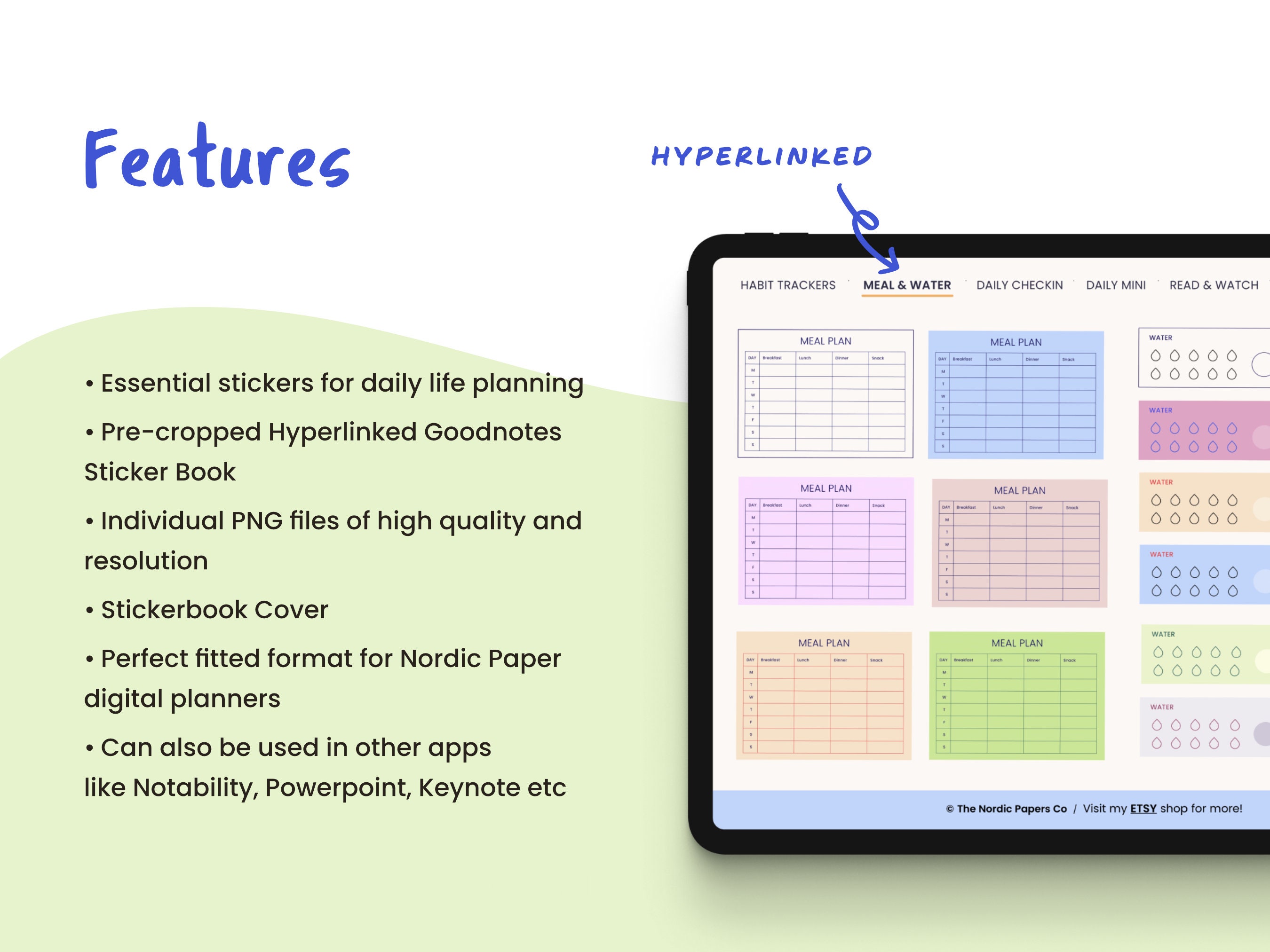 Essential Digital Widgets Sticker Set Colorful Digital Sticker Book for ...