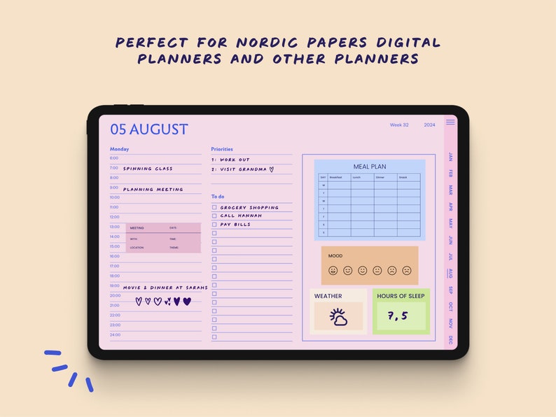 Essential Digital Widgets Sticker Set Colorful Digital Sticker Book for ...